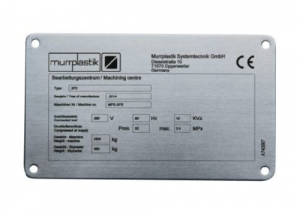 Stainless steel label plates - Murrplastik Labelling Murrplastik Labelling